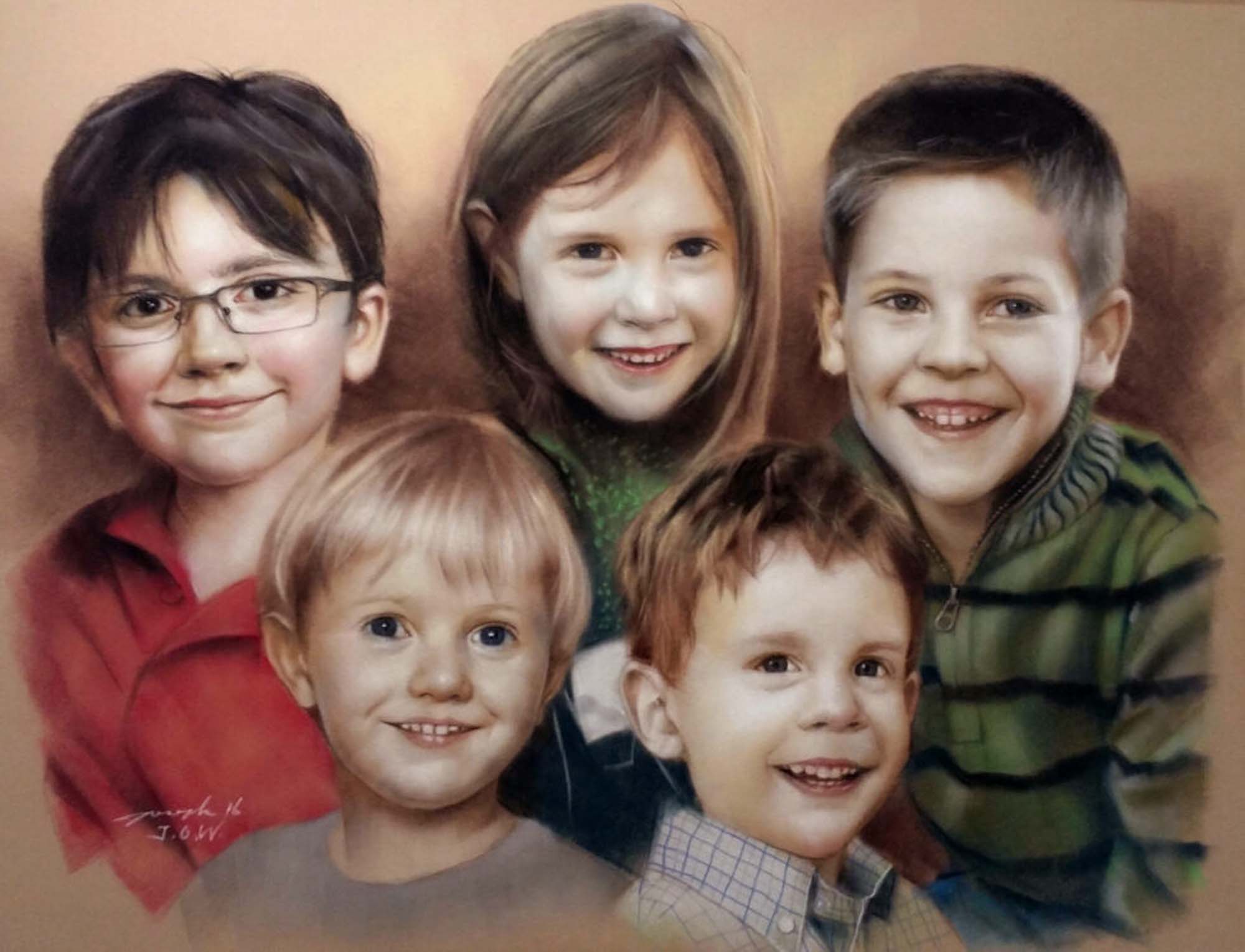 Portrait Art by Joseph Park, pastel, oil, watercolor and charcoal ...